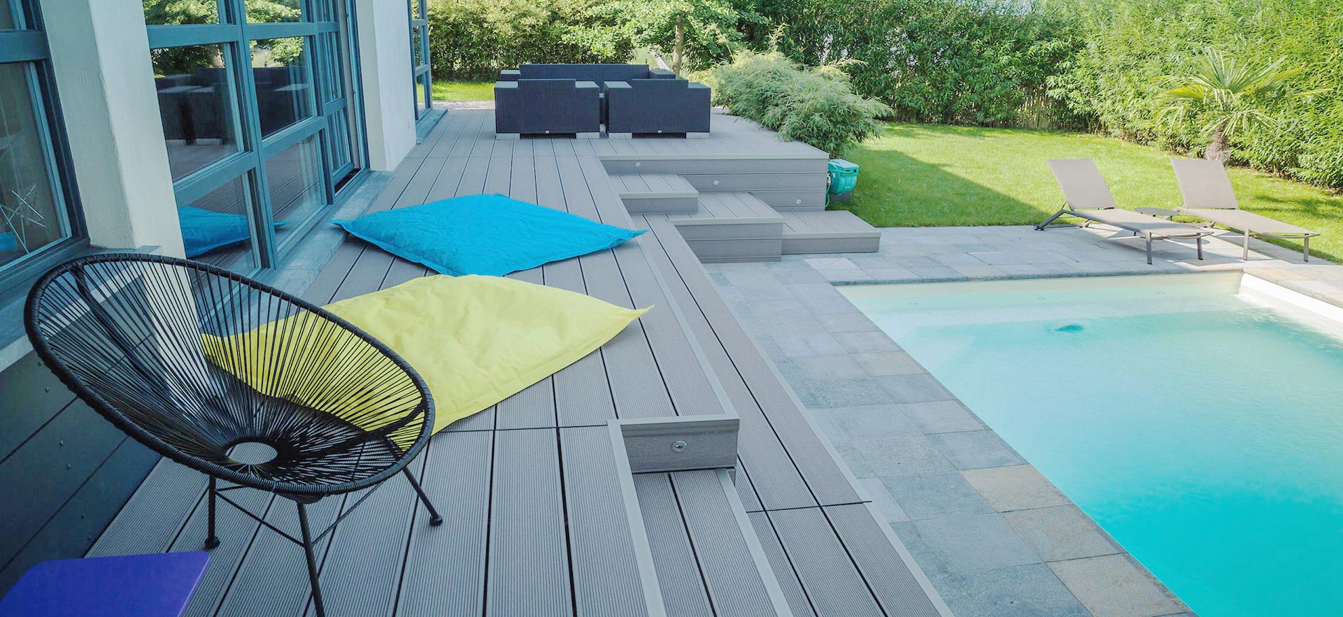Terrasse en bois composite WPC - Concept Terrasse Sàrl - Yverdon